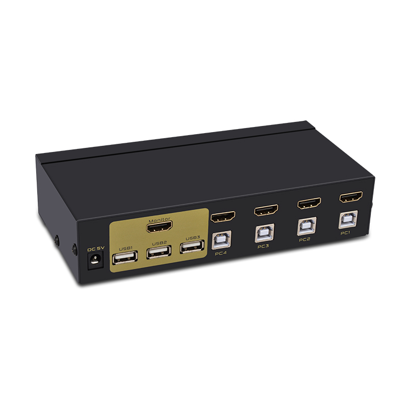 4 port HDMI KVM Switch Auto-USB KVM Switch-GUANG ZHOU FENG JIE ELECTRONIC TECHNOLOGY CO.,LTD.